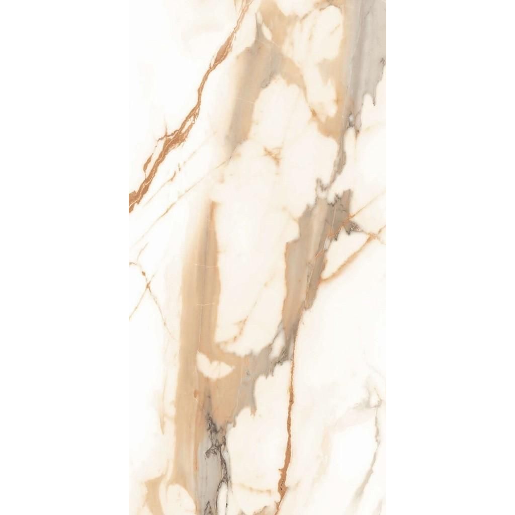 Tuscany Gold Polished Porcelain 60x120cm | Marble Effect Bathroom Tiles