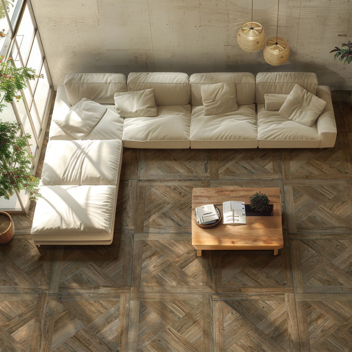 Parquet Wood Effect Porcelain Floor Tiles | Wood Effect Porcelain Tiles