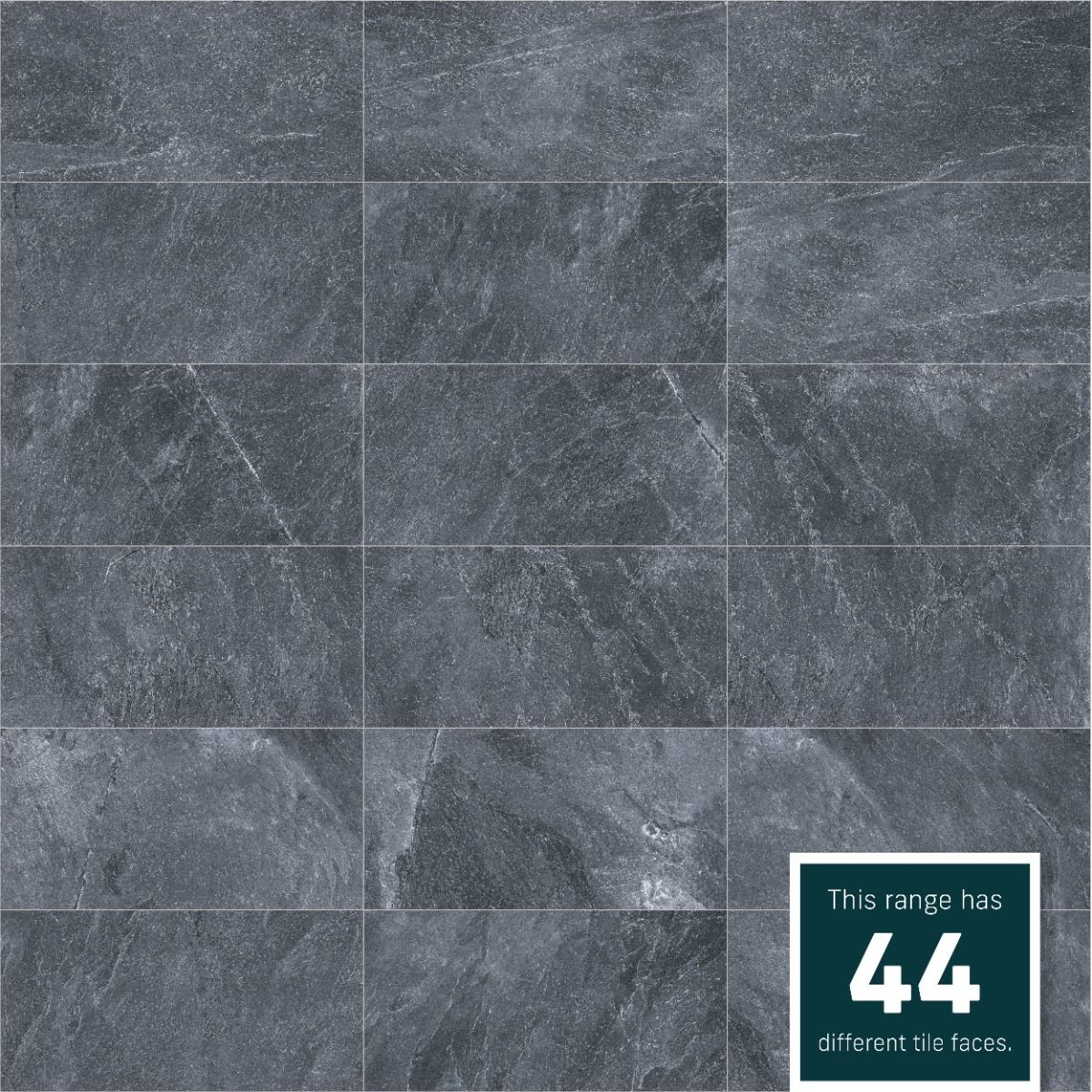 Slate Rock Black 300x600 | Tiles | Tile Giant