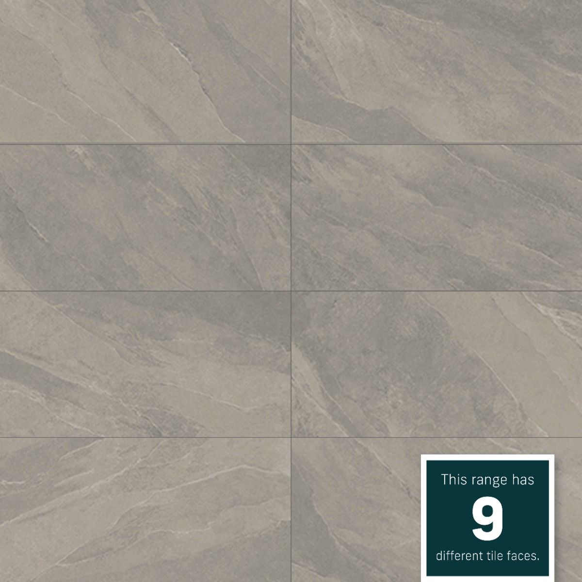 Stiled Twyford Grey 9mm 600x1200 Stone Effect Tiles | Largew Tiles ...