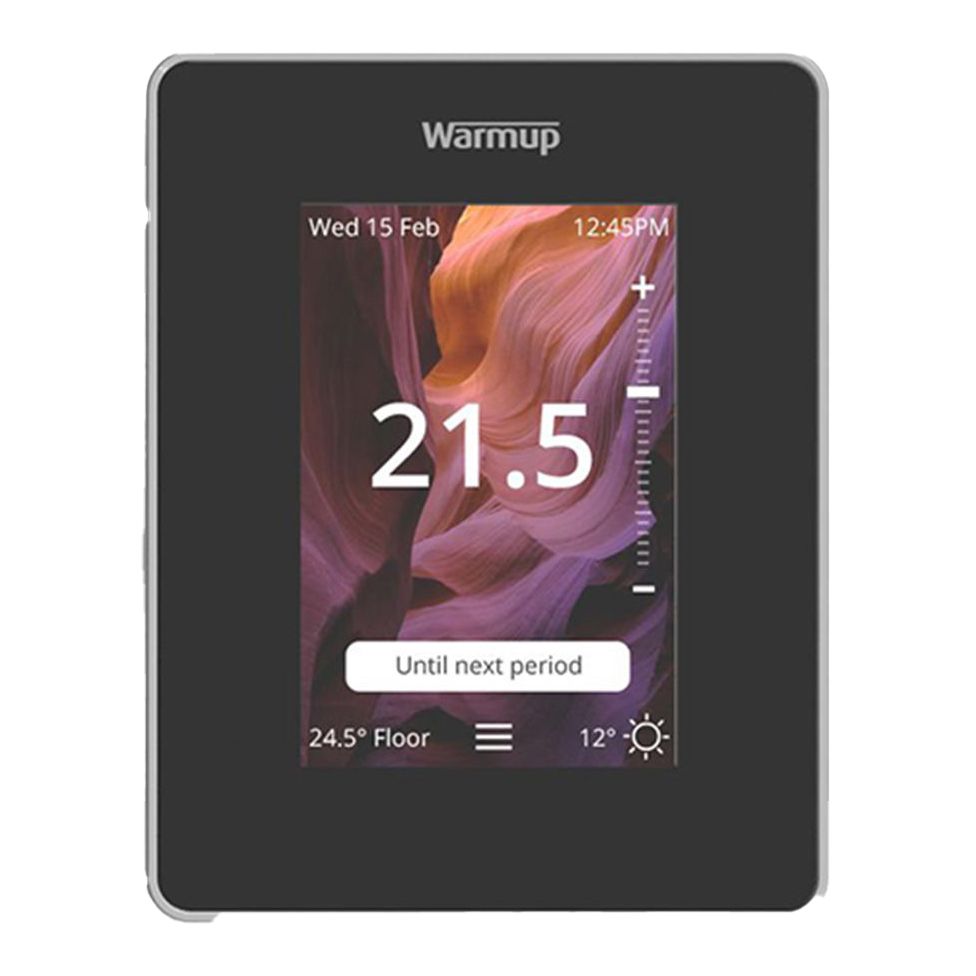 Warmup 6iE WiFi Onyx Black Thermostat