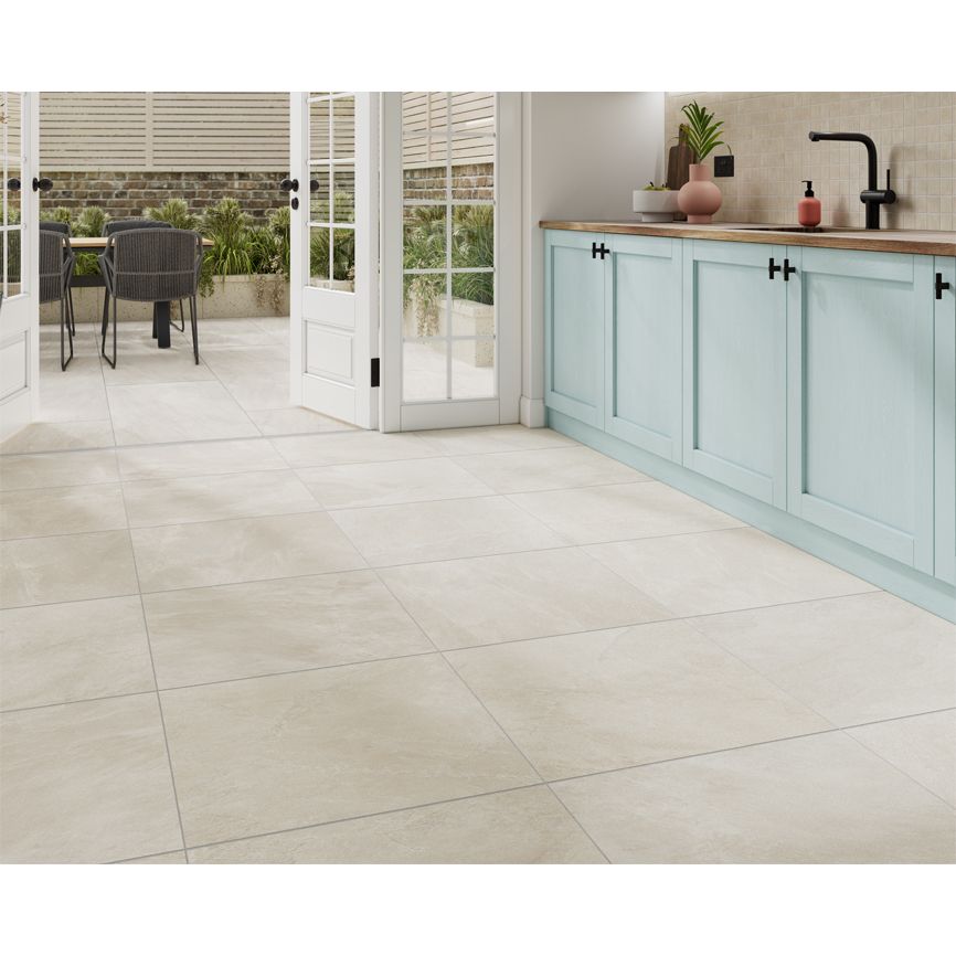 Slate Rock Bone 600x600 | Tiles | Tile Giant