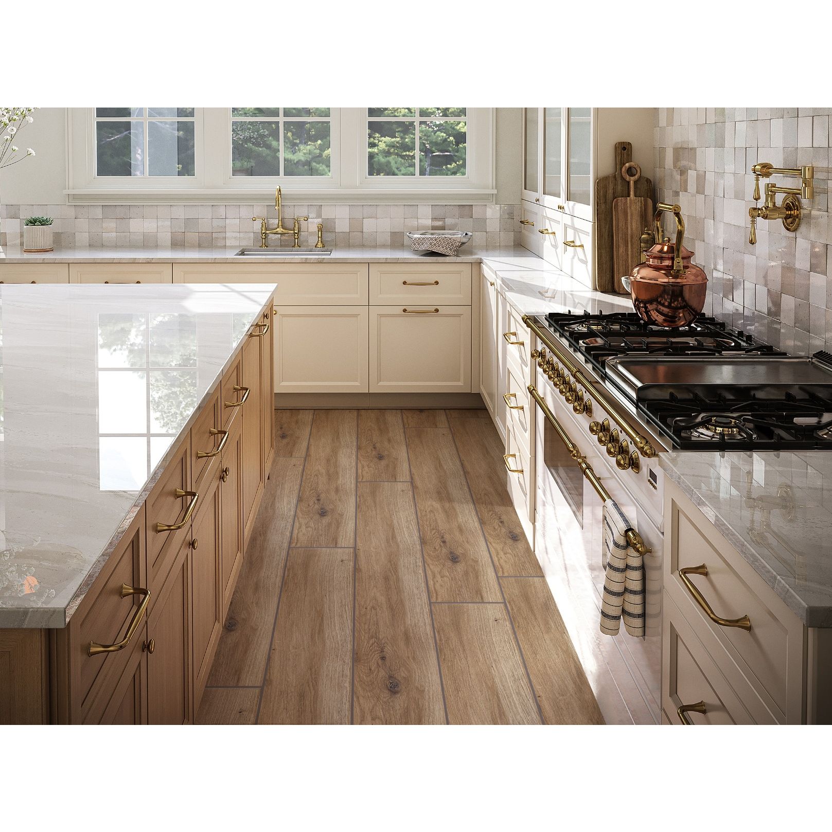 Linnea Noce Wood Plank Porcelain 20x120cm | Porcelain Floor Tile