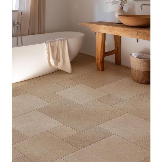 Heyford Natural Tumbled Porcelain Modular Floor Tile| Modular Porcelain ...