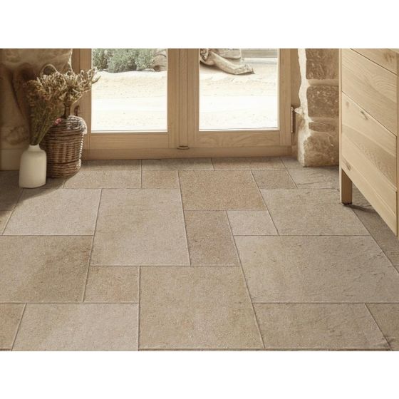 Heyford Natural Tumbled Porcelain Modular Floor Tile| Modular Porcelain ...