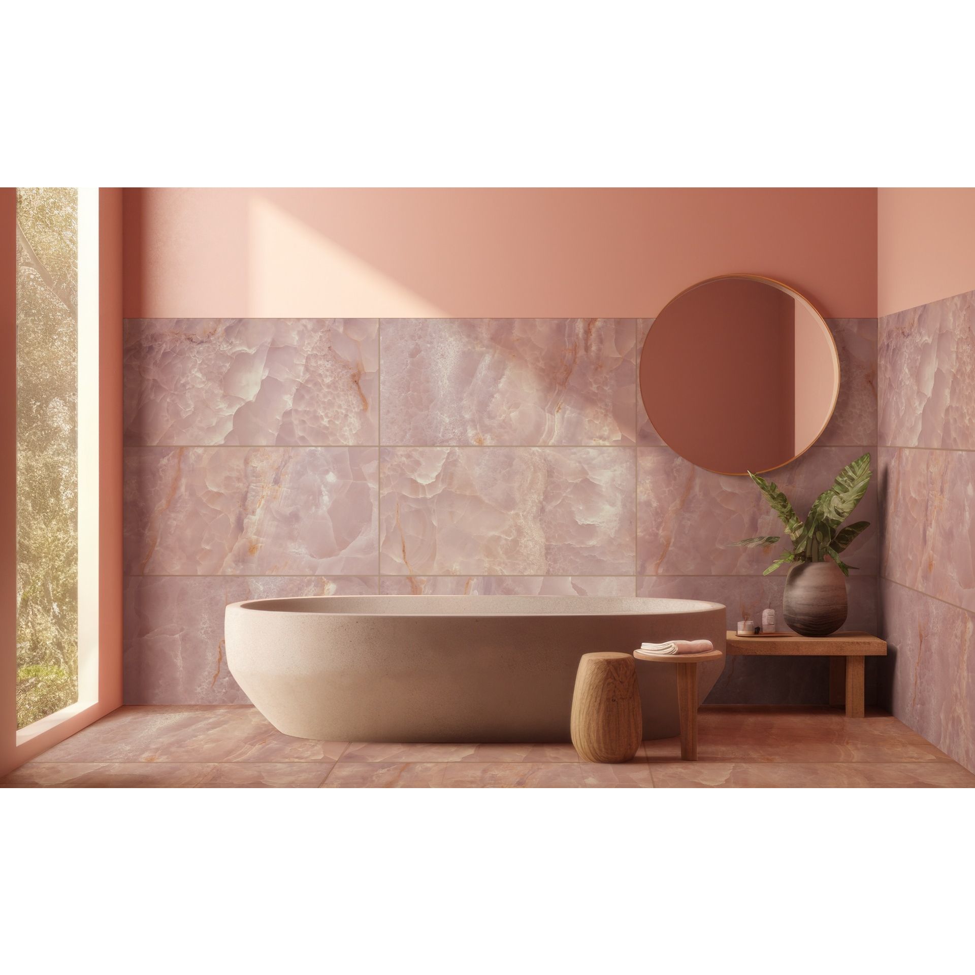 Affordable Onyx Marble Effect Tiles | Large Porcelain Tiles